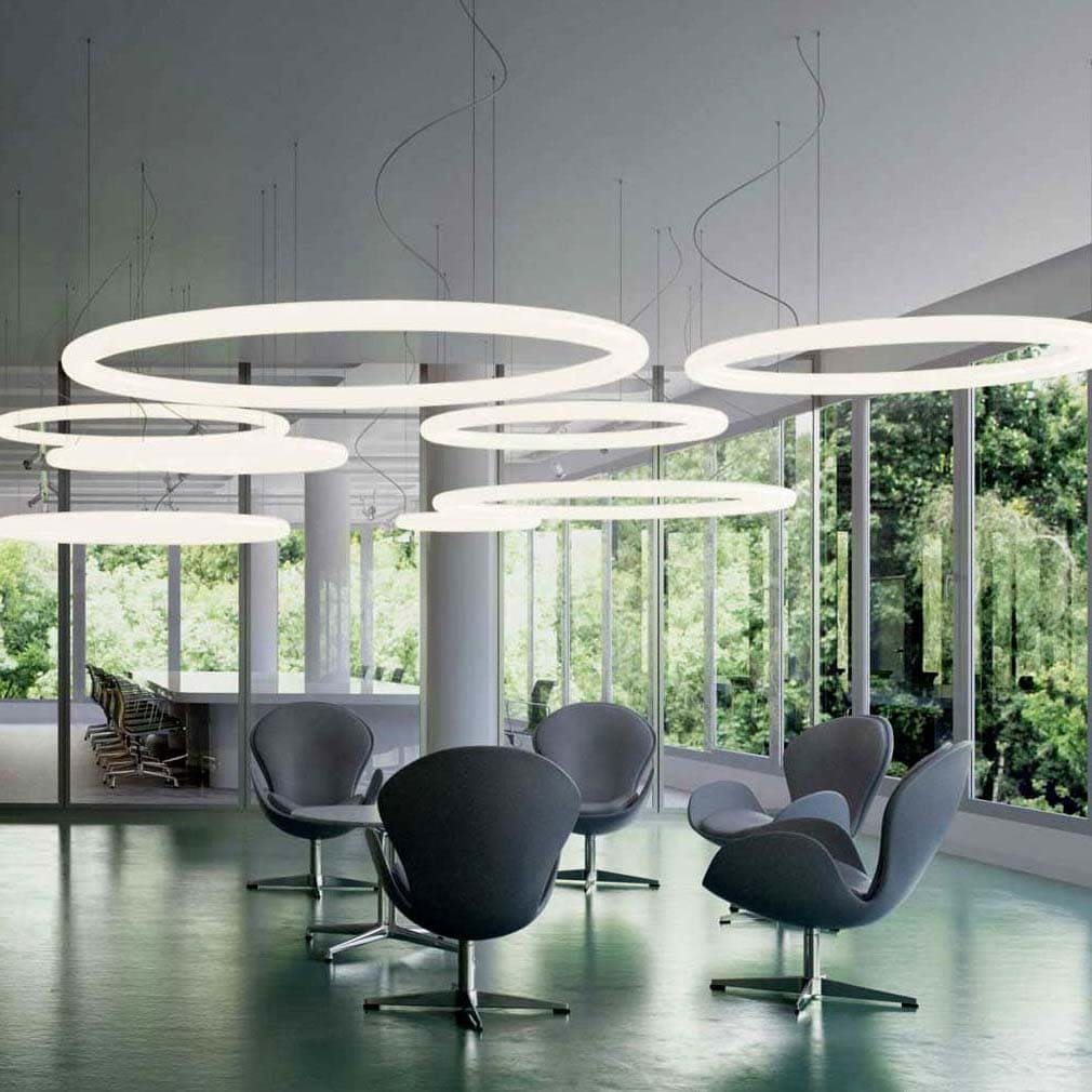 Runde Kreis Designer Pendelleuchte in 3 Ring Größen erhältlich ...